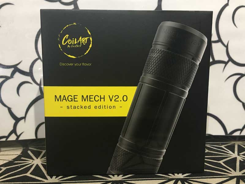 CoilART Mage Mech V2.0 Mod Stacked Edition 、コイルアート スタック接続可能なメカニカルチューブ